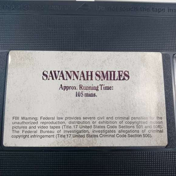 savannah smiles | Media | Savannah Smiles 994 Vhs Tape Vintage Award ...